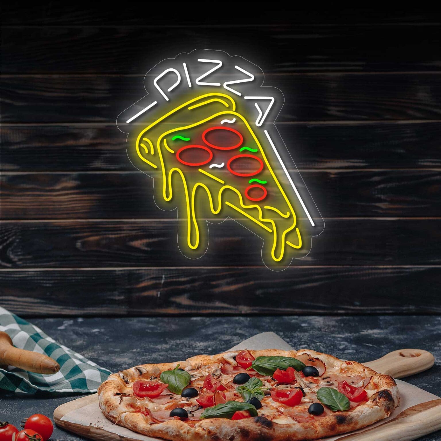 Letrero Neón Pizza | Espacio Neón