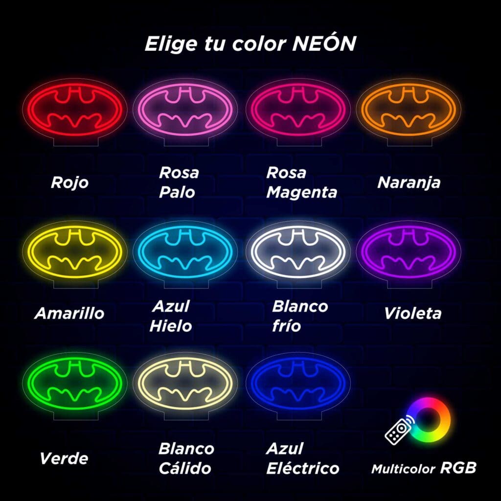 Neón Batman | Decora tu hogar con luz
