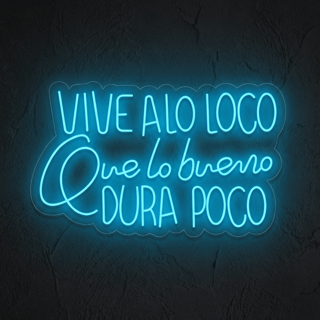 Neón Vive a Lo Loco que lo Bueno Dura Poco | Espacio Neón